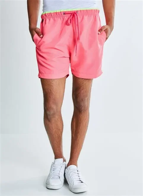 bermuda rosa neon - rosa